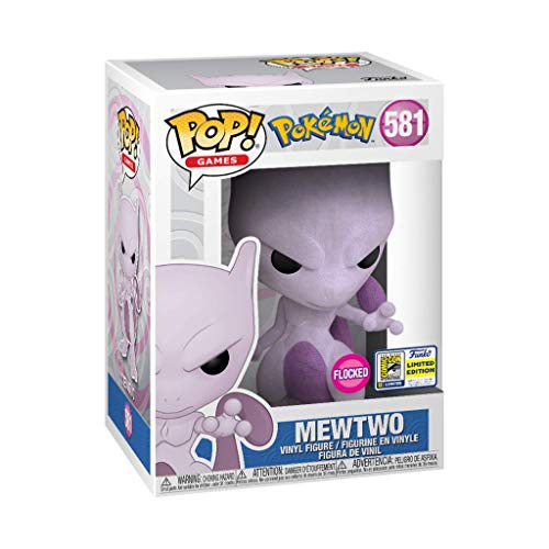 Funko Pop! Games #581 Pokemon Flocked Mewtwo (2020 Summer Convention Exclusive)