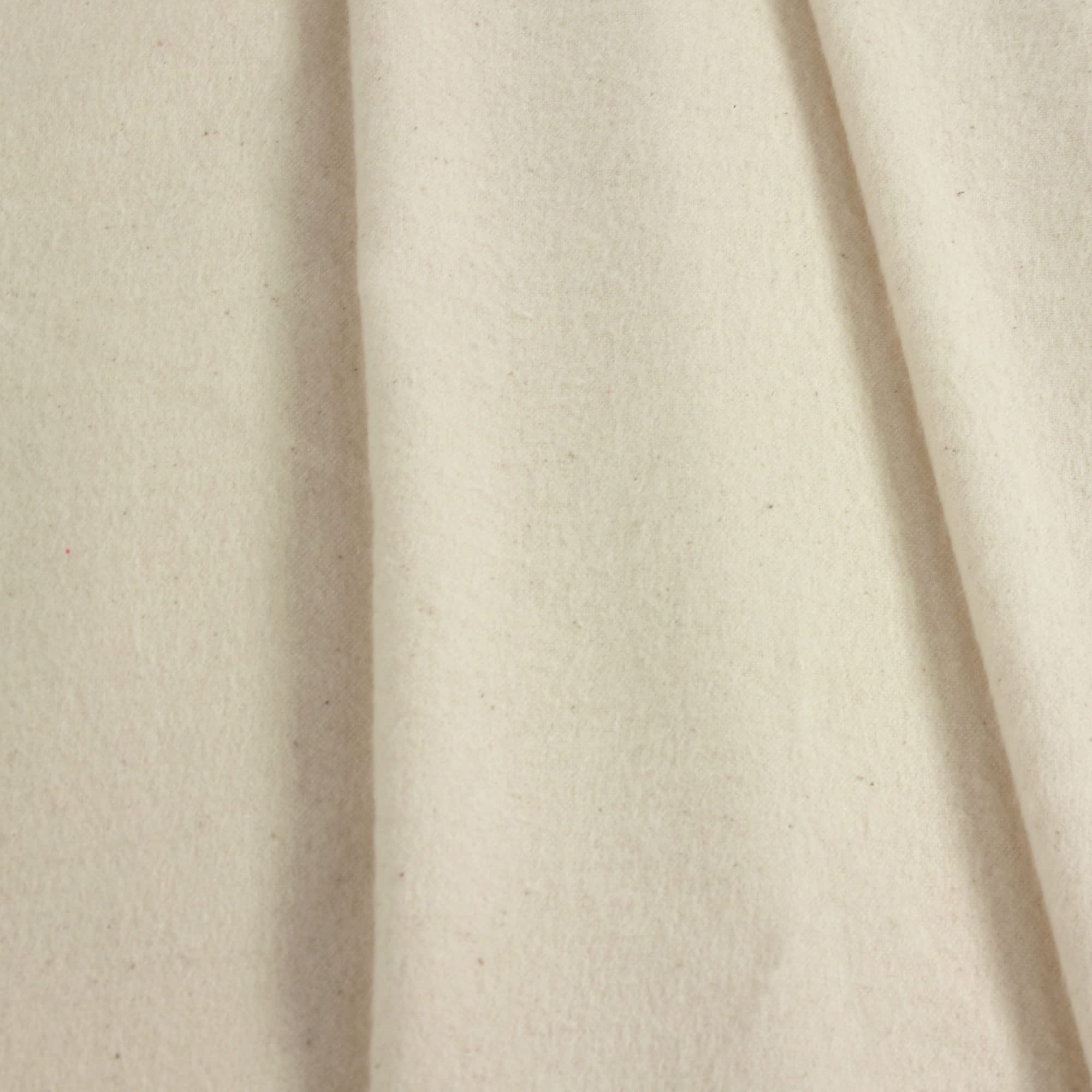 Organic Cotton Flannel (2 Yards, Pre-Cut), Unbleached Natural Ivory Color, 60 Inches Wide, GOTS Certified 100% Natural Organic Cotton, Medium Weight 4.7 Ounces Per Square Yard