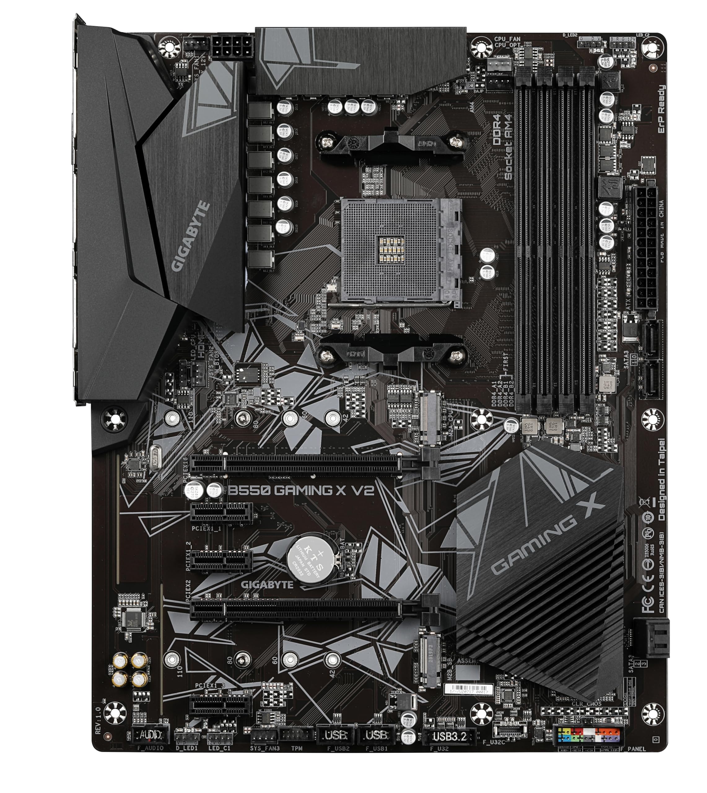 Gigabyte B550 Gaming X V2 Motherboard (AM4/4xDDR4/HDMI/DVI-D/USB 3.2/M.2)