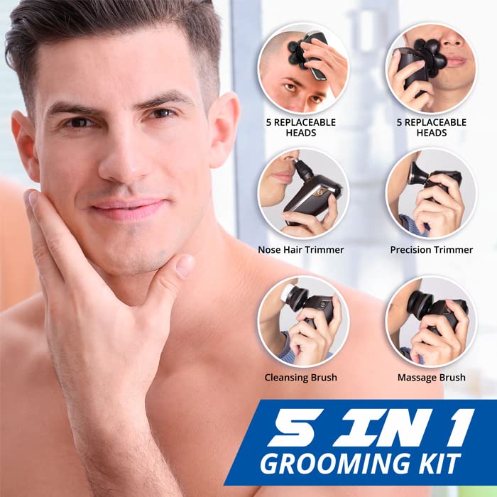 AW 6D Head shavers for Bald Men, Anti-Pinch Bald Head shavers for Men, Electric Head Shavers for Men, Maquina De Afeitar para Hombre, Head Shavers for Bald Men Wet and Dry