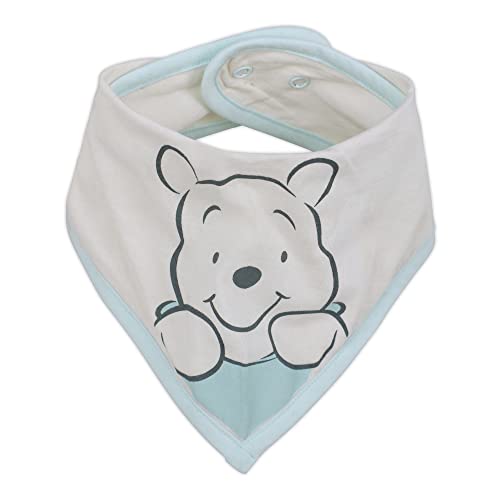 Disney Winnie the Pooh Baby Short Sleeve Bodysuit with Bib and Pants 3 Pack Set