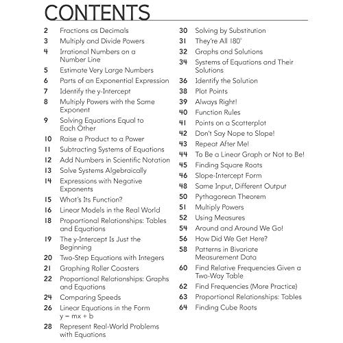 hand2mind VersaTiles Math Practice Take Along Set for Eighth Grade, Self-Checking Workbook, Homeschooling Games, Case Included, Homeschool Curriculum, 8th Grade Math Workbook, Homeshool Supplies