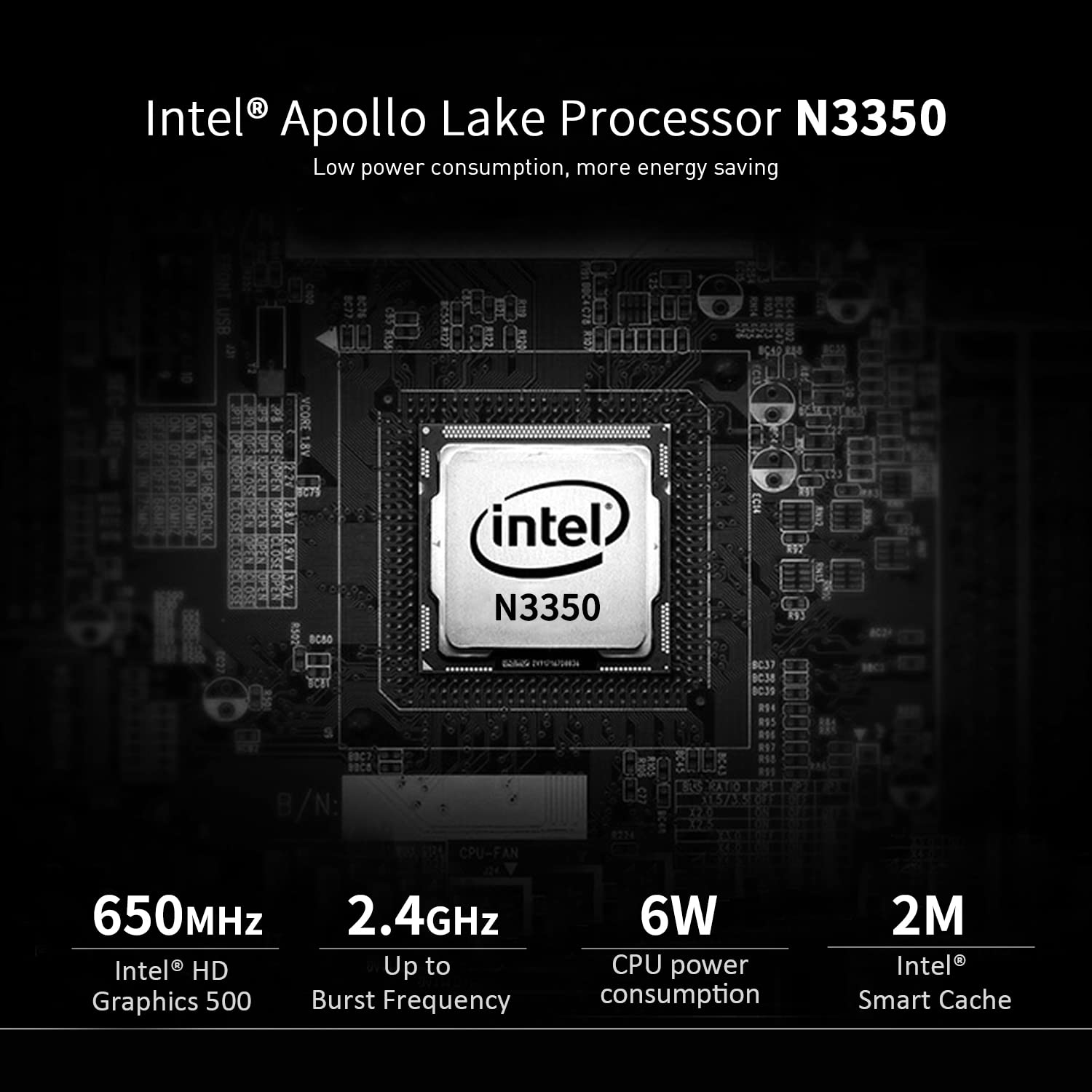 Beelink T4 Pro Mini PC, Intel N3350(Up to 2.4GHz), 4G LPDDR3 64G eMMC Mini Computer, Mini Desktop Computer Support Dual HDMI 4K Display Output/WiFi5/BT4/Gigabit Ethernet for HTPC/Office