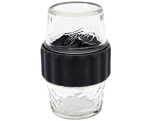 2-in-1 Lid for Connecting Two Regular Mouth Jars by Mason Jar Lifestyle (2 Pack)