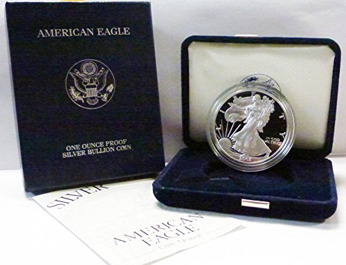2002 W American 1 oz Silver Eagle Dollar US Mint PROOF