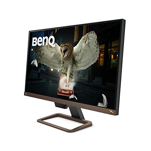 BenQ EW2780U 27 inch 4K Monitor | IPS Multimedia with HDMI connectivity | HDR | Eye-Care Sensor | Integrated Speakers and Custom Audio Modes | USB C Connectivity and Charging