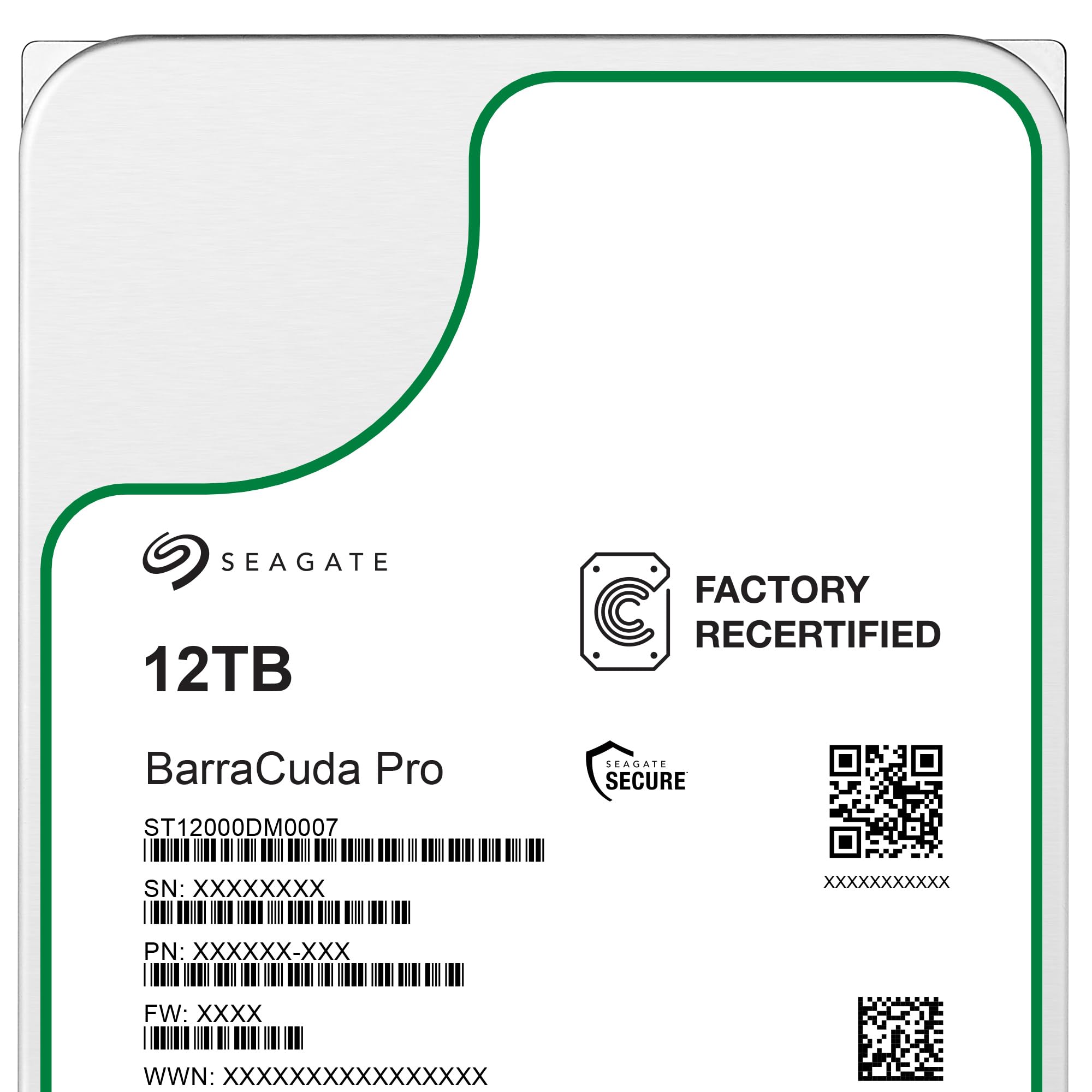 Seagate BarraCuda Pro 8TB 7200RPM Internal Hard Drive SATA 6GB/s 256MB Cache 3.5-Inch (ST8000DM0004) (Renewed)