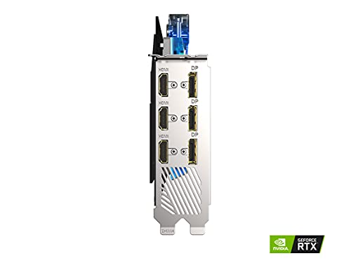 GIGABYTE AORUS GeForce RTX 3080 Ti Xtreme WATERFORCE WB 12G Graphics Card, Waterforce Water Block Cooling System, 12GB 384-bit GDDR6X, GV-N308TAORUSX WB-12GD Video Card