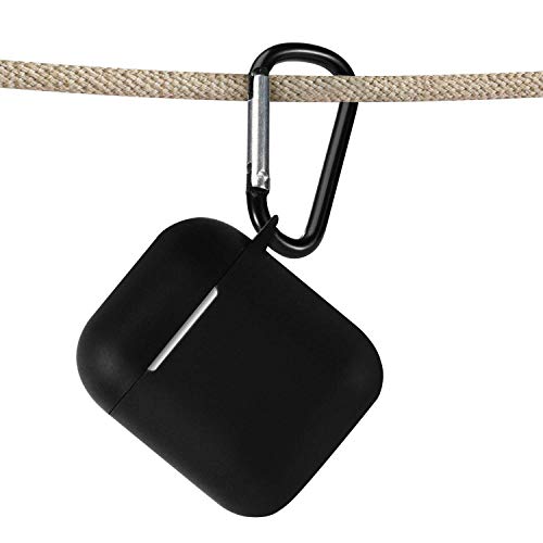 Airpods Case Personalized Black TPU Soft Rubber Accessories Full Protective Shockproof Case for AirPods 2 & 1 Panda