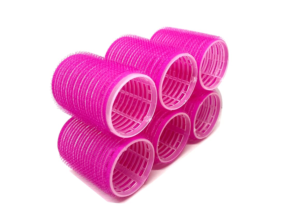 Self Grip Hair Rollers Light Weight X-Large 6PC