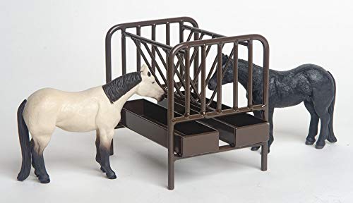 Little Buster Toys Pasture Horse Feeder - Brown