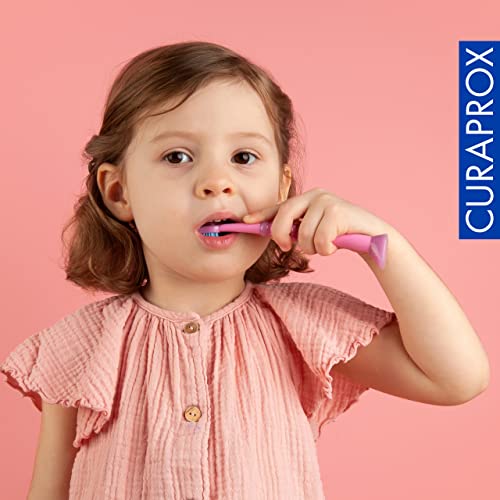 Curaprox Kids CK 4260 Baby Toothbrush (3 Pack); extra soft bristles for children
