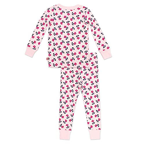Zutano Baby and Toddler Pajamas, Two-Piece Cotton Pajamas for Girls, Tulip, 5