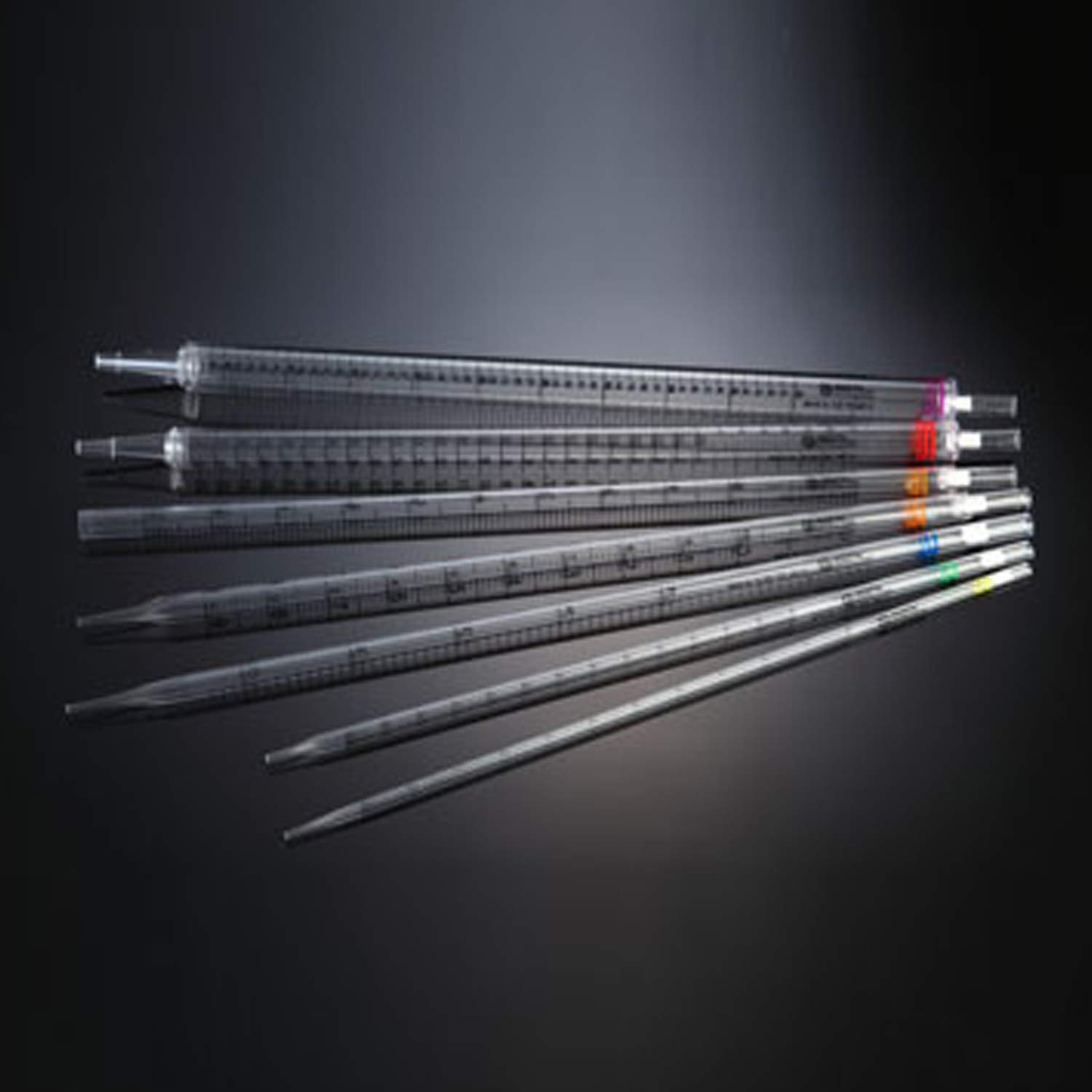 Serological Pipettes- Volume 25mL, Red, Individually Wrapped, Sterile, Case of 200