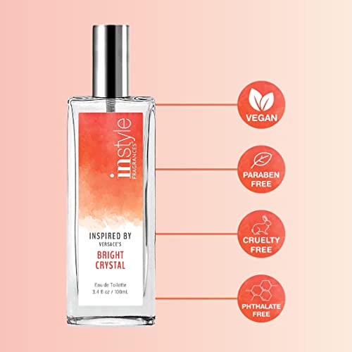 Instyle Fragrances | Women’s Eau de Toilette | Vegan, Paraben & Phthalate Free | Never Tested on Animals | 3.4 Fl Oz