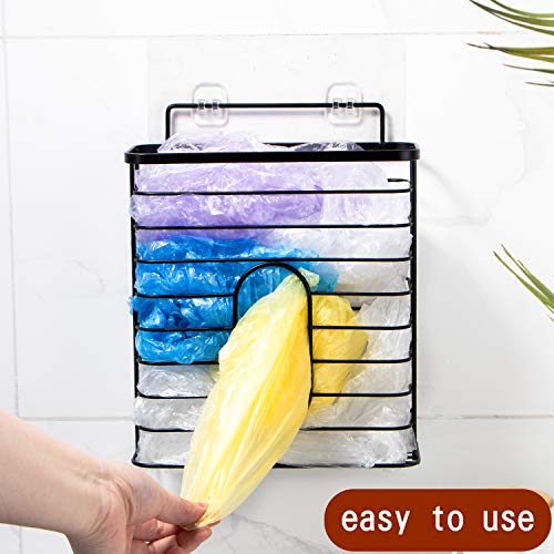 Easy Wall Mount Bag Saver,Plastic Shopping Bags Organizer,Kitchen Storage Organizer Holder or Basket,Grocery Plastic Bag Holder and Dispenser for Plastic Bags