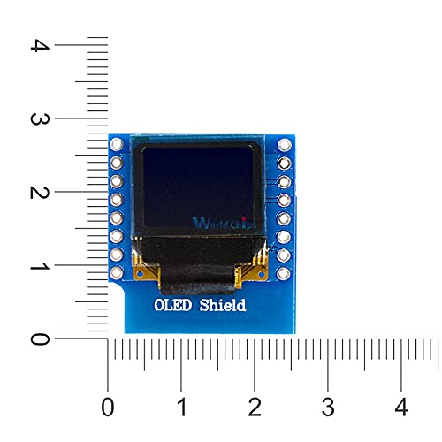 Mini 0.66 Inch 64X48 OLED Shield for WeMos D1 IIC/I2C SSD1306 Mini ESP32 OLED Module 3.3V 0.66" LCD Screen for Arduino AVR STM32