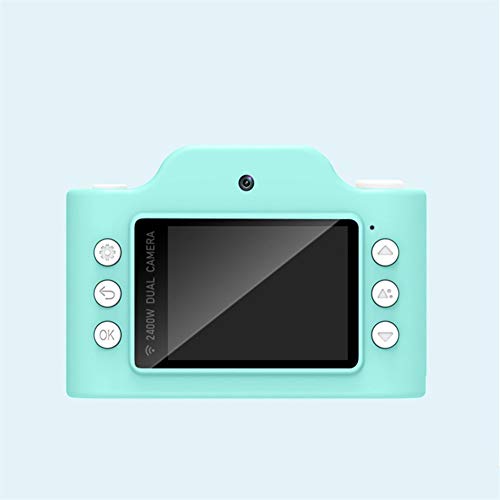 MCJL Christmas Camera Gift Child Toy Camera Boy Girl Child Camera Cartoon Digital Camera Small SLR Camera Toy Gift 750Mah Battery,Blue,16GB