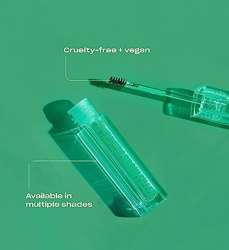Babe Original Volumizing Eyebrow Filler For Thicker Brows - Tinted Brow Gel with Peptides & Biotin, Smudge Resistant Brow Mascara, Dark Brown
