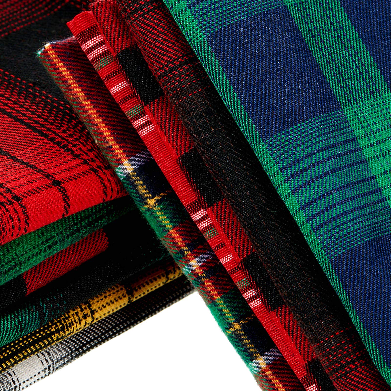 12 Pieces Buffalo Plaid Fabric Cotton Fabric Squares 10 x 10 Inch Patchwork Sewing Fabric for DIY Sewing Quilting