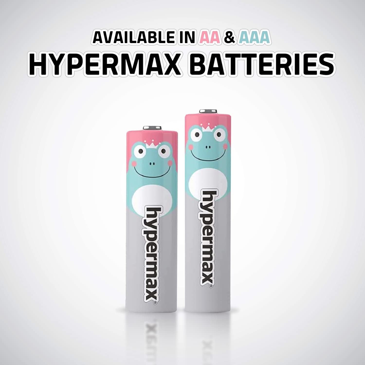 CLEANWRAP Hypermax Cute Character Long-Lasting All-Purpose High-Performance Alkaline AAA Batteries (1.5V - 24 Pack) | Cute AAA Batteries, Household Items Under 10 Dollars, AAA Battery Pack