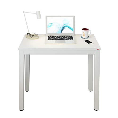 Need Small Table - 31.5 Inch Study Desk for Narrow Spaces,Sturdy and Heavy Duty Study Workstation for Laptop-Easy Assembly Homework Desks AC3DW8040