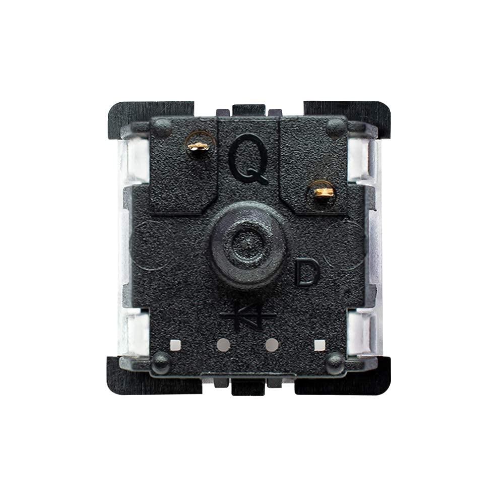 Granvela Gateron KS-8 Brown Switches with Black Bottom, Smooth Tactile Feedback, 55g Actuation Force, 3-pin Design, Compatible with Cherry MX Keyboards, 65-Pack