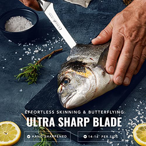 Cutluxe Boning & Fillet Knife β 6" Deboning Knife, Perfect for Meat Trimming β Razor Sharp Blade from High Carbon German Steel β Full Tang & Ergonomic Handle Design β Artisan Series