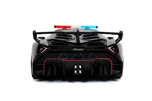 Jada Toys Hyperspec 1:24 Lamborghini Veneno S.W.A.T. Die-cast Car, Toys for Kids and Adults