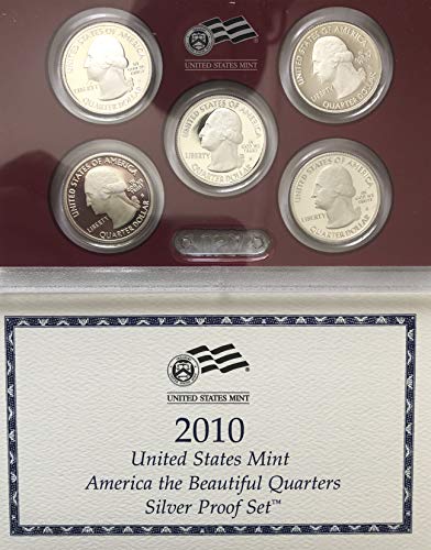 2010 S Silver National Park Quarter Proof set Comes in Original US mint Packaging Proof