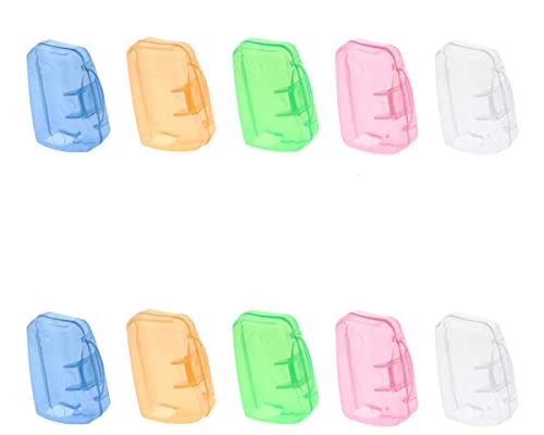 Cafurty 10PCS Toothbrush Covers Head Caps Toothbrush Holder Case Travel Container for Travel Camping Business Trip Toothbrush Cover
