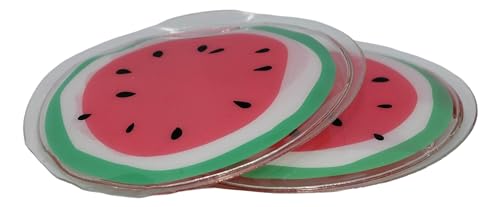 Cala Hot and Cold Eye Pads - Soothing, Revitalizing, Puffiness, Refresh, Relieves Stress, Relax, Relieves Puffiness and Tension, Watermelon (69163)