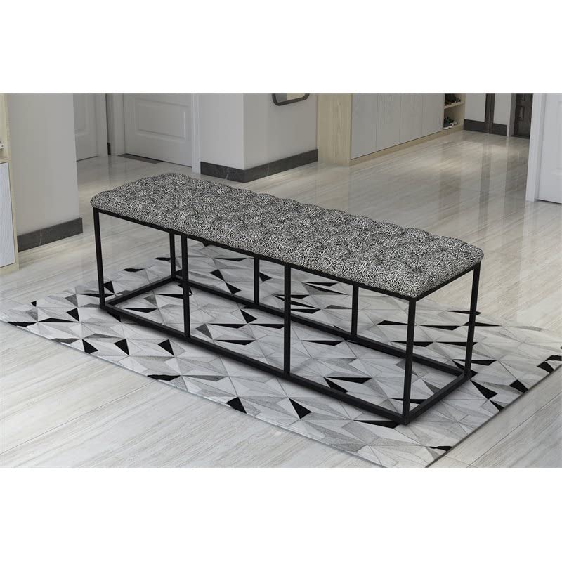 HomePop Decorative Bench, Global Print