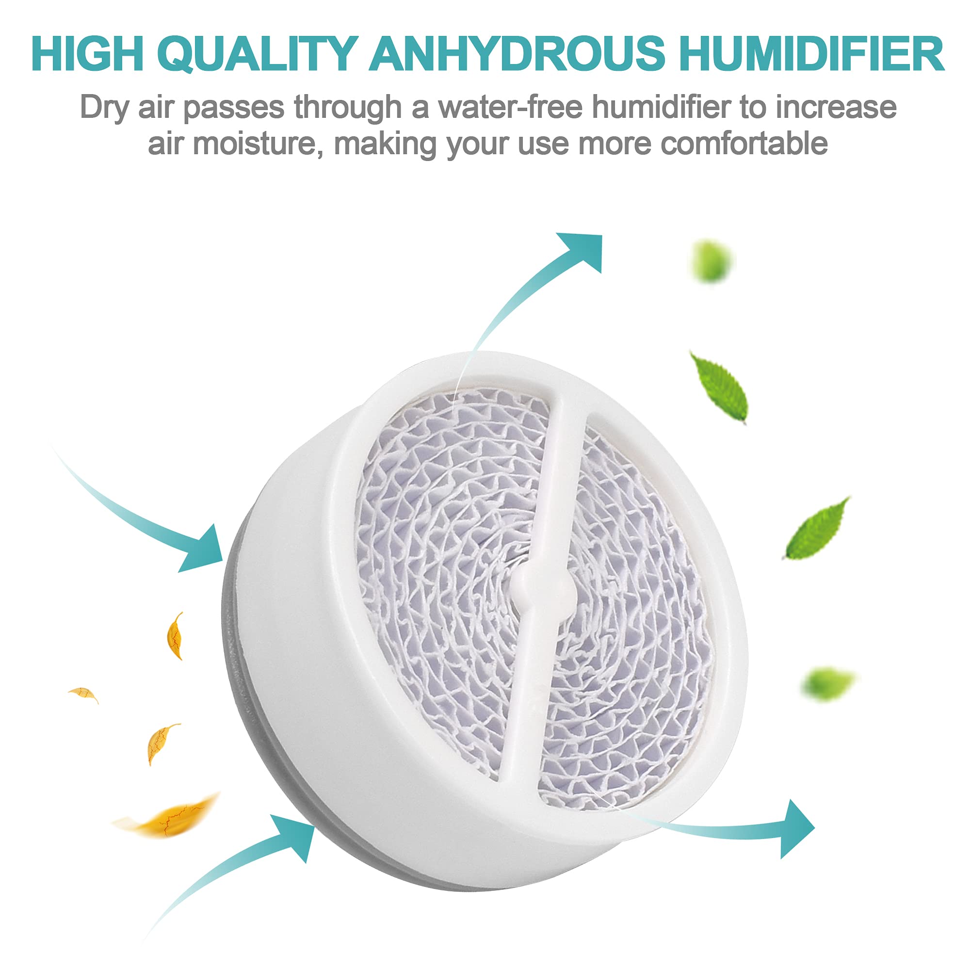 12PCS Humi Dx(Plus) Supplies Compatible with AirMini, Humidifier Accessories Compatible with AirMini and N20 Connector, Relief The Problem of Dryness, Included Humidifier ONLY, Plus