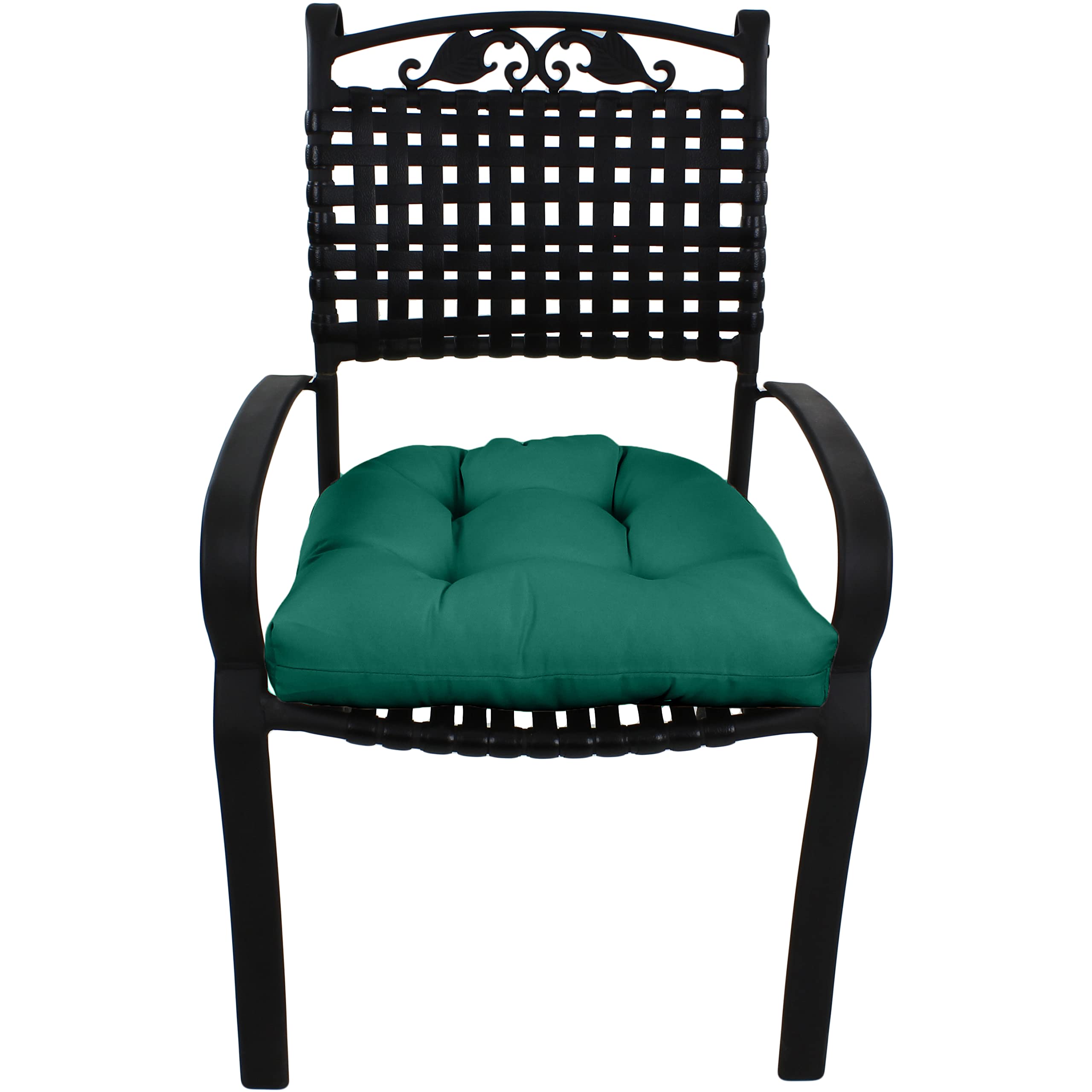 College Covers Everything Comfy Indoor/Outdoor Seat Patio D Cushion, 1 Count (Pack of 1), Teal