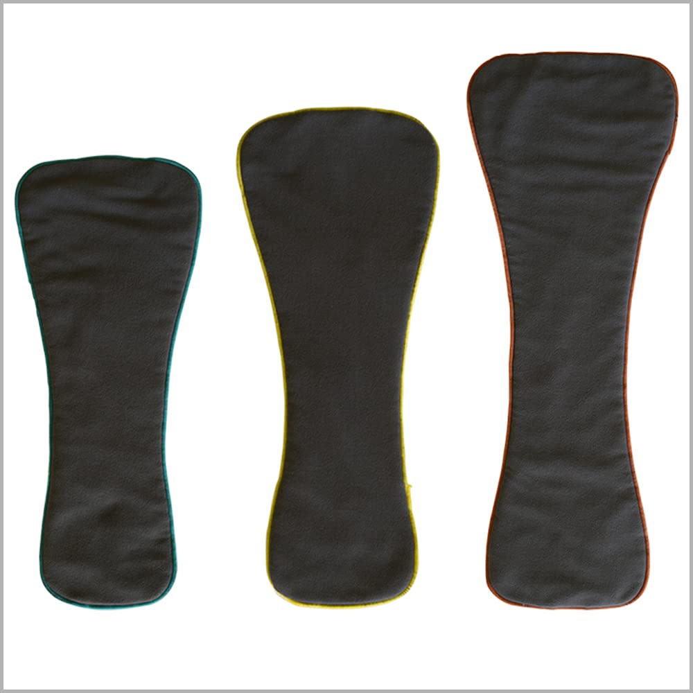 Snap-in Adult Insert: Compatible with Fitted Incontinence Cloth Diapers for Women and Men (1 Snap-in Insert, Large)
