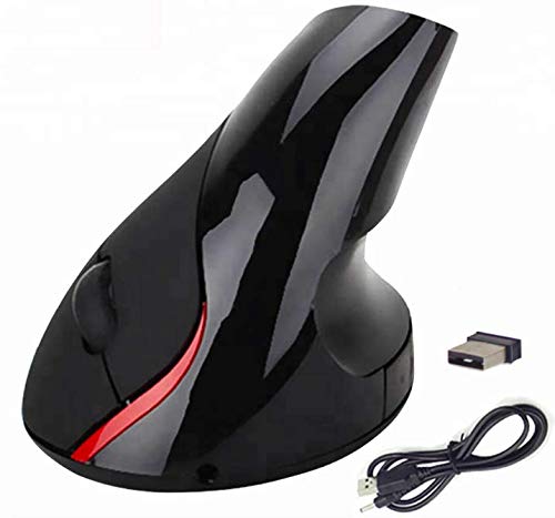 2.4G Wireless Ergonomic Vertical Mouse 800/1200 / 1600DPI, 5 Buttons (Purple)