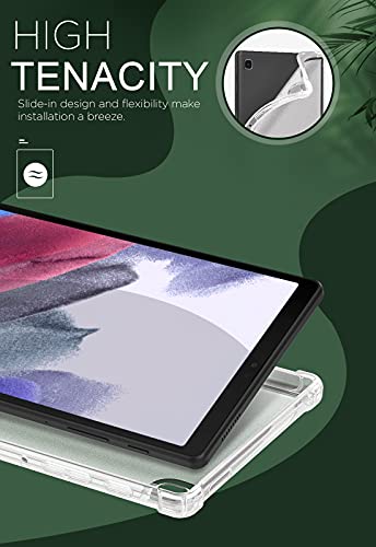 MoKo Case Fits Samsung Galaxy Tab A7 Lite 8.7-Inch 2021 Release Tablet Model SM-T225/T220/T227/T227U, Matte Soft Flexible FrostedTPU Skin Bumper Back Cover Shell, Matte