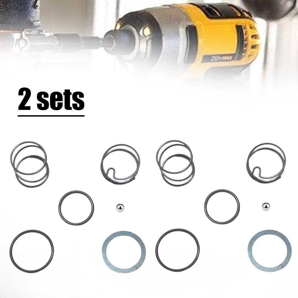 2 SET N078434 N089668 Spring Kits with Steel Ball for Dewalt Impact DCF885 DCF886