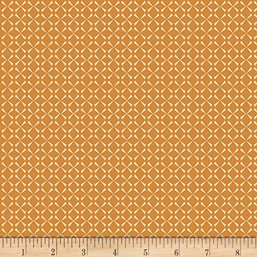 Art Gallery Fabrics Art Gallery Fusion Retrospective Boho Fabric, Orange