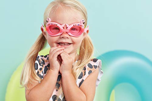 Mud Pie baby girls LEOPARD SWIMSUIT AND HEADBAND, Pink, 12-18 Months US