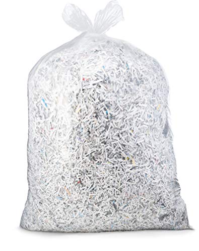 65 Gallon Clear Trash Bags , (50 Bags w/Ties) Clear Recycling Plastic Garbage Bags. 60 Gallon, 64 Gallon, 65 Gallon Trash Bags