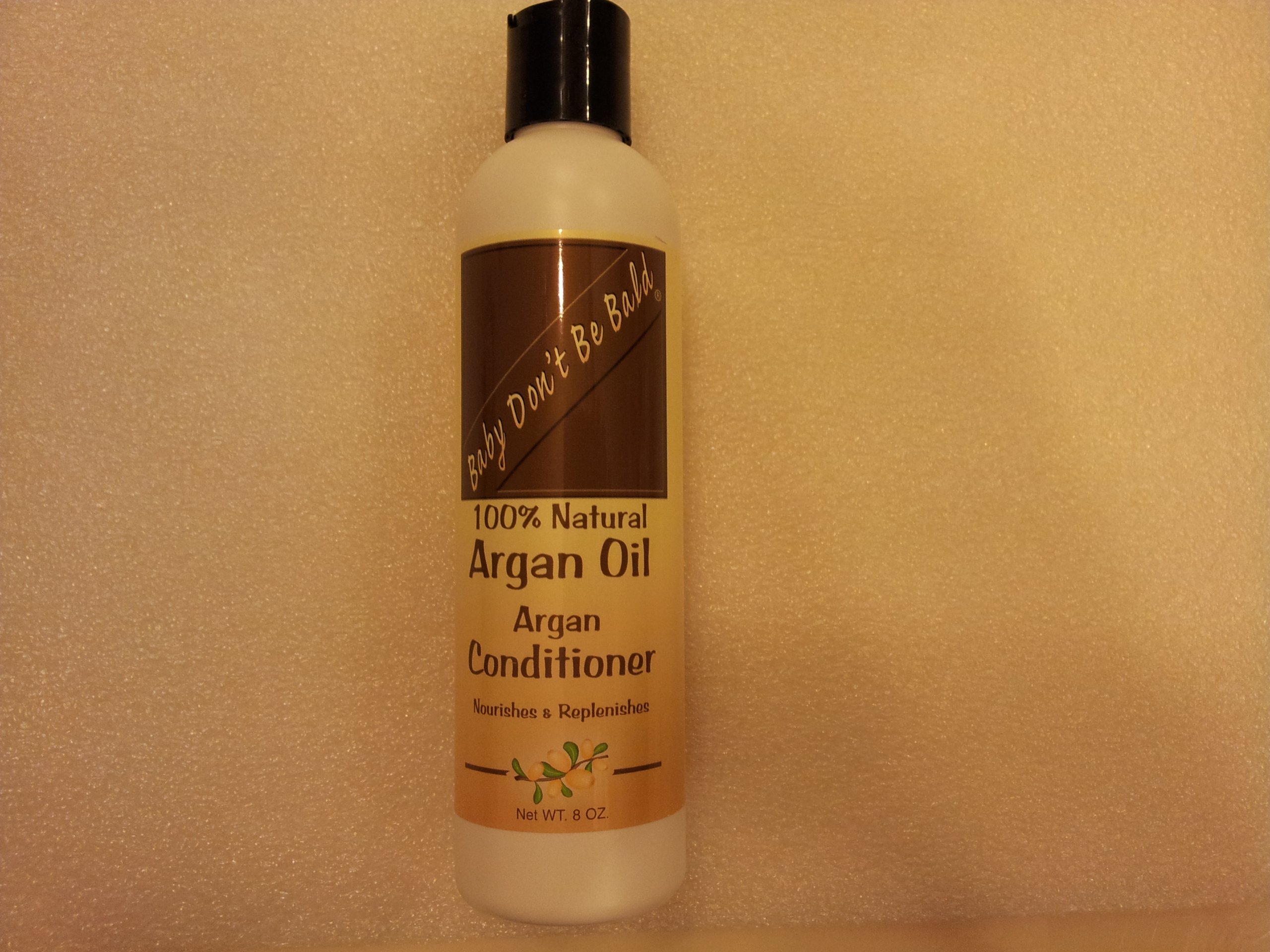 Baby Don't Be Bald 100% Natural Argan Oil Argan Conditioner 8 oz.