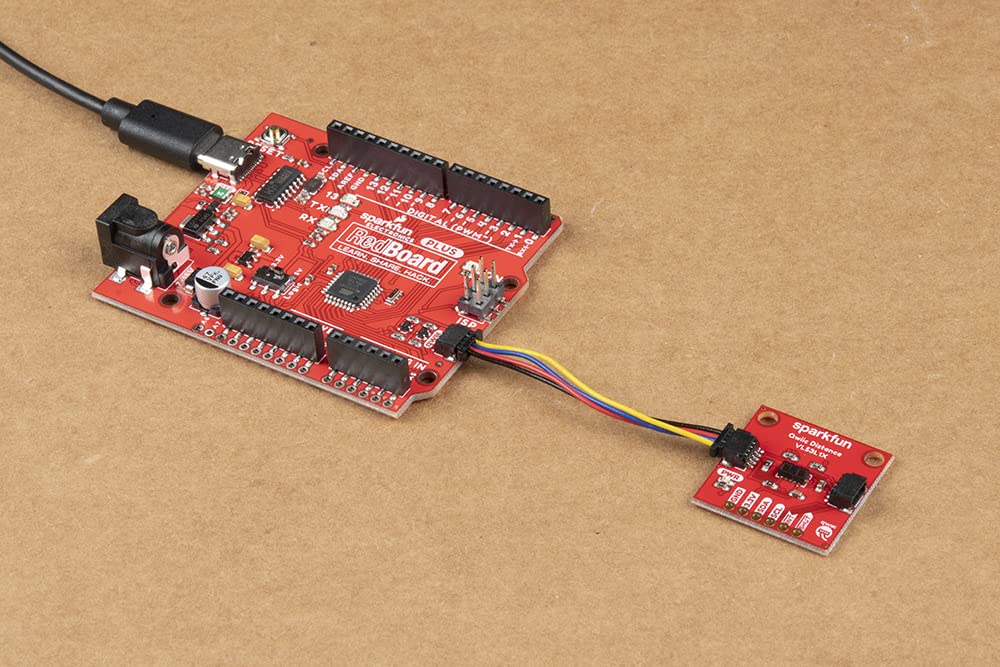 SparkFun RedBoard Plus - ATmega328P microcontroller with Optiboot (UNO) Bootloader - Qwiic Connect System - USB-C Connector - Additional Features to Our RedBoard Qwiic - Input Voltage 5V-15V