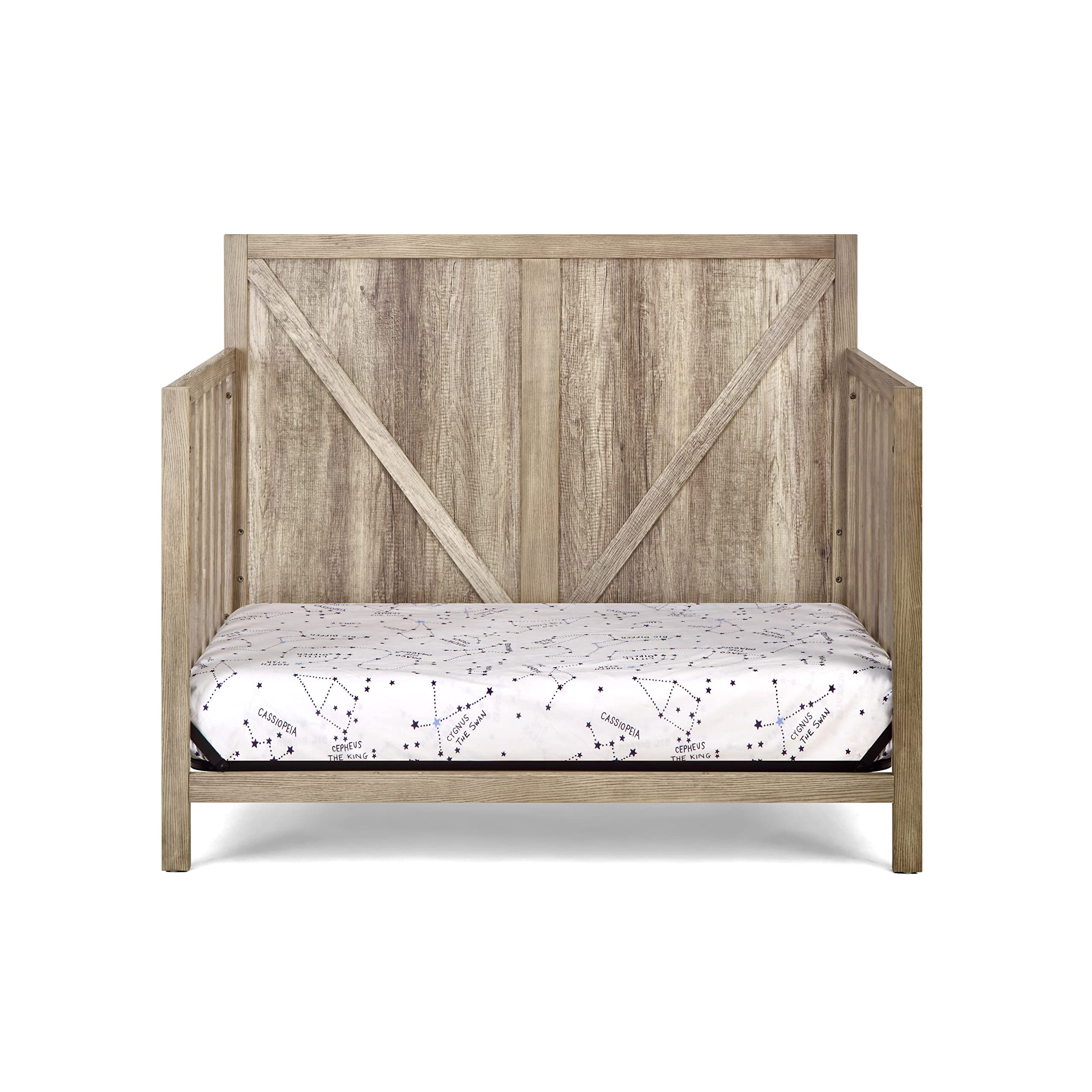 Suite Bebe Barnside 4-in-1 Convertible Crib in Vintage Chestnut