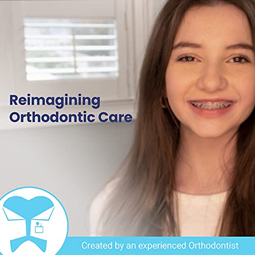Ortho-buddy Orthodontic Toothbrush for Braces, Nylon Bristle Toothbrush for Teens & Adults with Braces, Brackets, and Wires for Regular & Interdental Cleaning of Teeth & Gums - Brown, Pack of 1