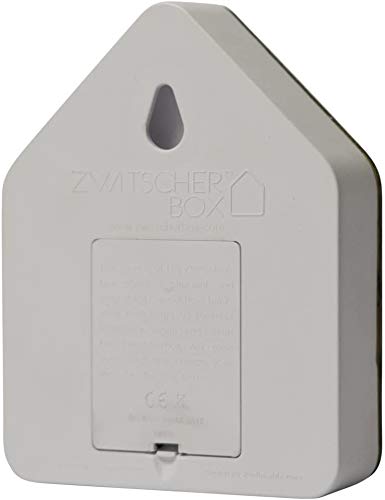 Oak Wood - White Zwitscher Box - Bird Chirping Ambient Sound - Battery Powered