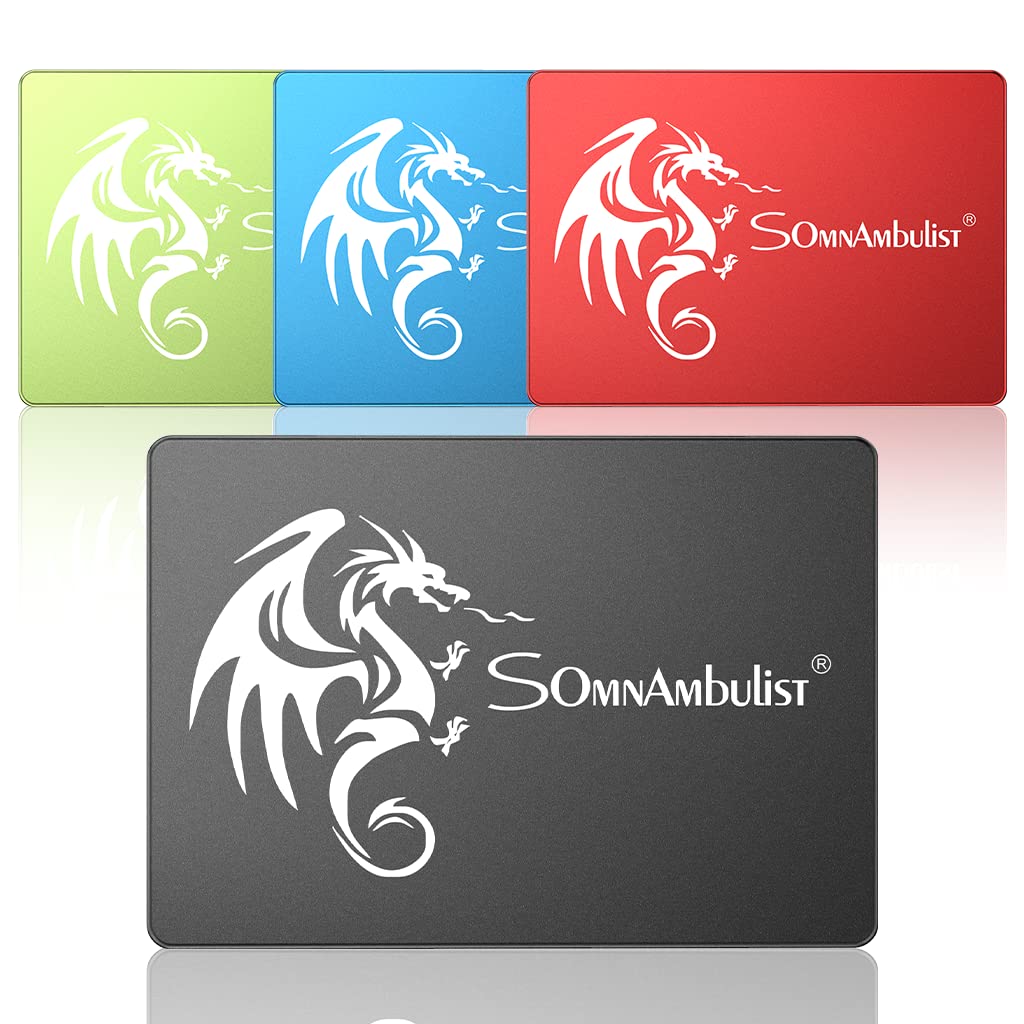 Somnambulist Sata3 SSD Hard Drive 2.5-inch Built-in Solid State Drive is Suitable for Notebook Desktop 60gb 480gb ssd Hard Drive (Black Dragon-60GB)