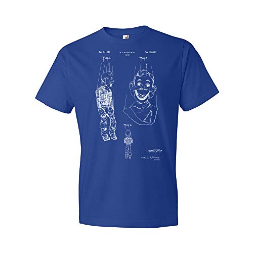 Howdy Doody Puppet T-Shirt, Howdy Doody Tee, Toy Collector Gift, Puppet Apparel Royal Blue (Medium)