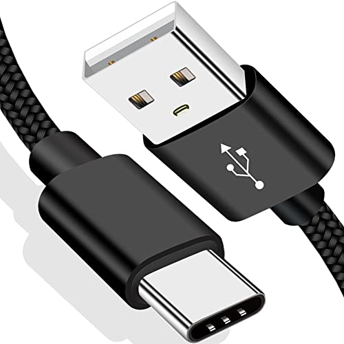6ft Long USB-C Type C Power Cord Charger Cable for GoPro Hero MAX,Hero 11 10 9 8 7 6 5 Session 2018 Black White Silver for Samsung Galaxy Note for LG G7 Data Sync Charging Cord for Go Pro Hero7 Hero9